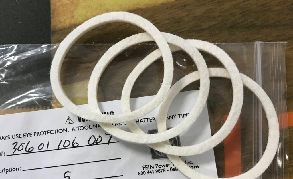 REPLACEMENT FELT RING FOR DUST EXTRACTION KITS | Walter Tool